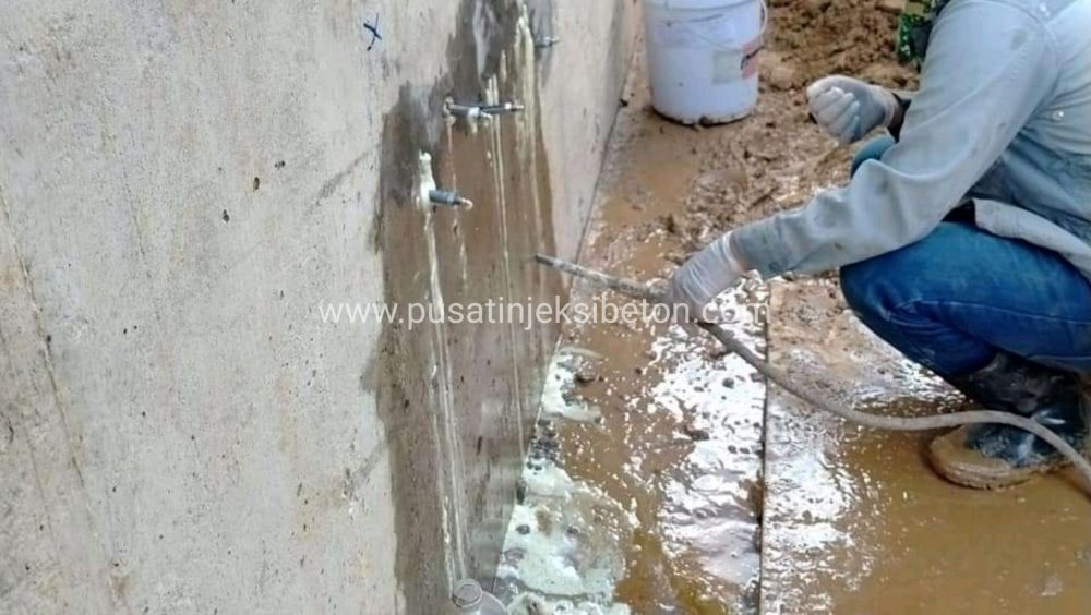 Perbaikan Beton Bocor Dengan Metode Injeksi Beton