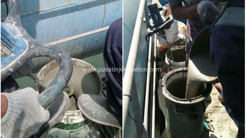 Grouting Kolom Dermaga - CV. Trisakun Mitra Jaya