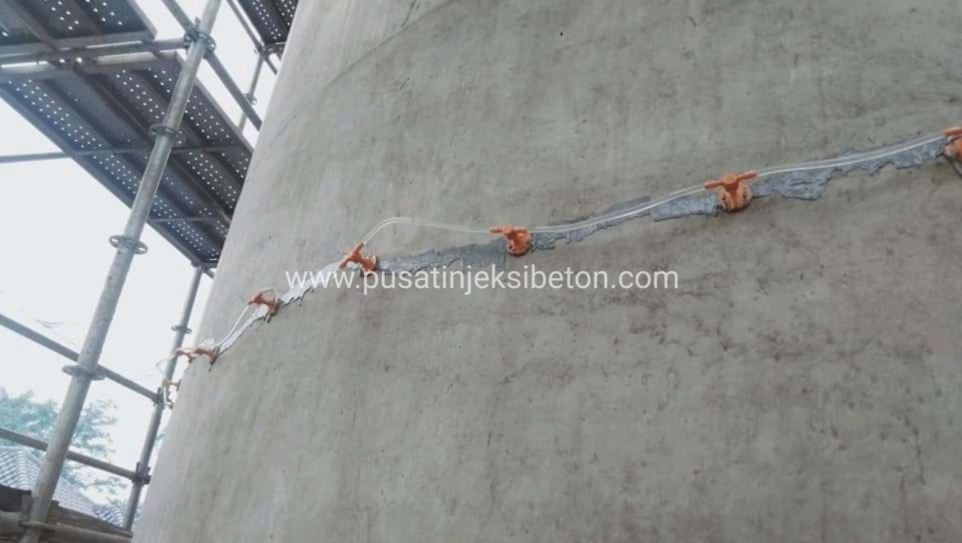Injeksi Beton Adalah Untuk Memperbaiki Beton Retak Dan Bocor