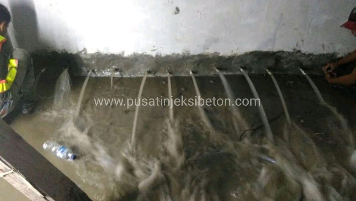 Injeksi Grouting Perbaikan beton Keropos - CV Trisakun Mitra Jaya