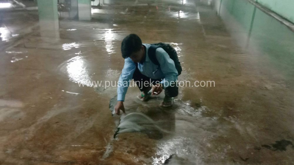 Injeksi Grouting Perbaikan beton Keropos - CV Trisakun Mitra Jaya