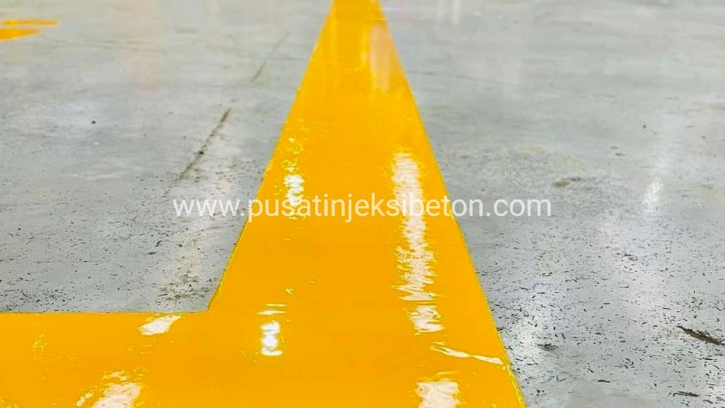 Line Marking Pengecetan Lantai Parkir CV. Trisakun Mitra Jaya